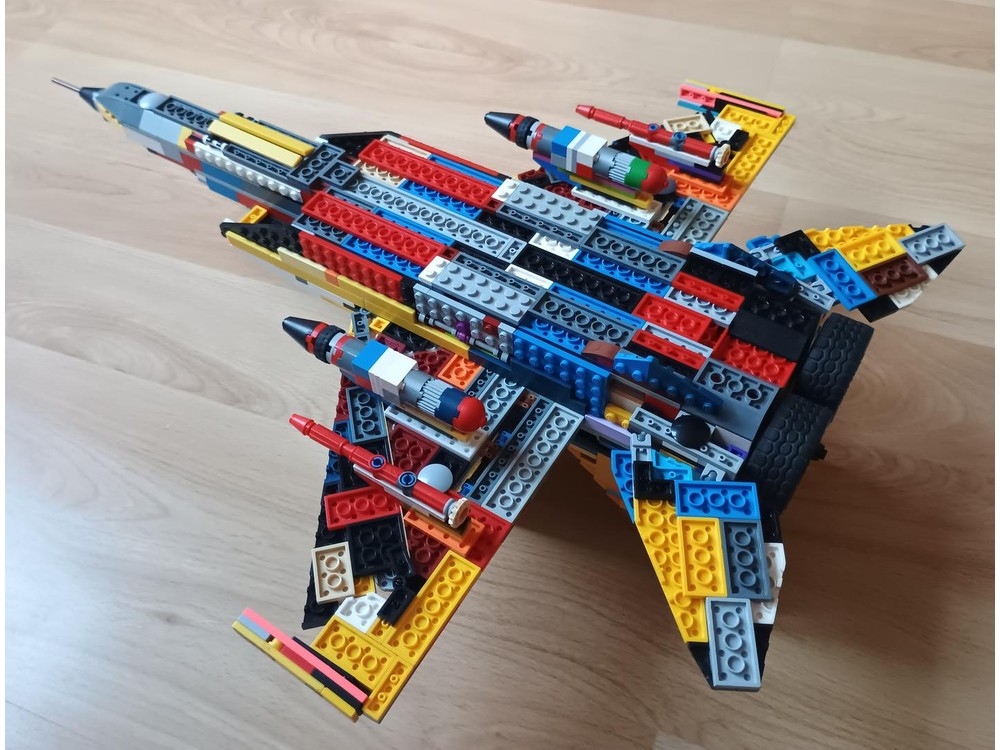 LEGO MOC MiG-25 by Breburďák | Rebrickable - Build with LEGO
