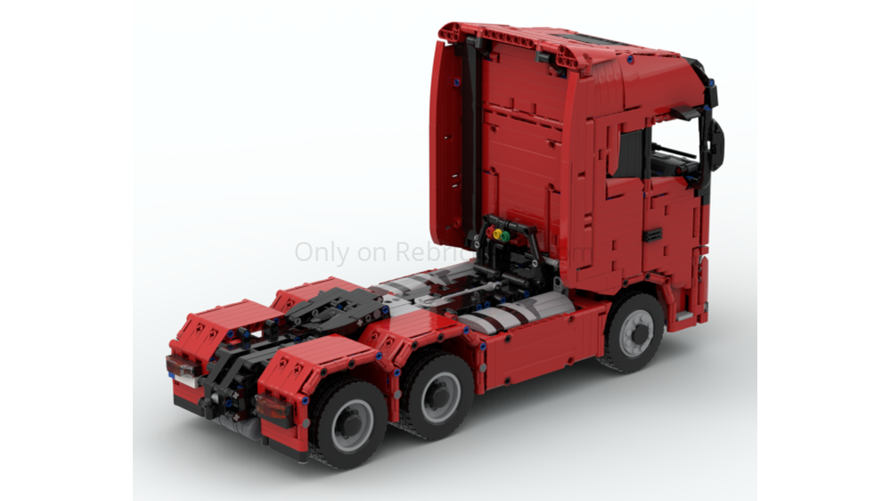 LEGO MOC VoLvo FH16-750 Truck 6X4 by Qiyue1992 | Rebrickable - Build with LEGO