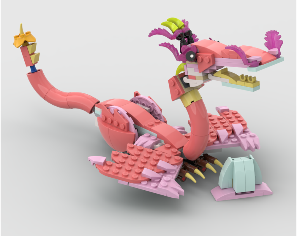 LEGO MOC Coral Dragon - 31170 ALT by NaMroz | Rebrickable - Build with LEGO