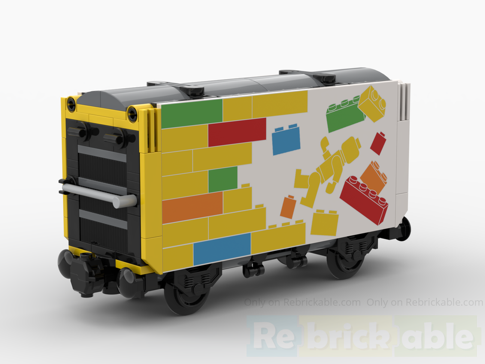 LEGO MOC-221812 "Lego"-train-cart's by LeFisch | Rebrickable - Build ...