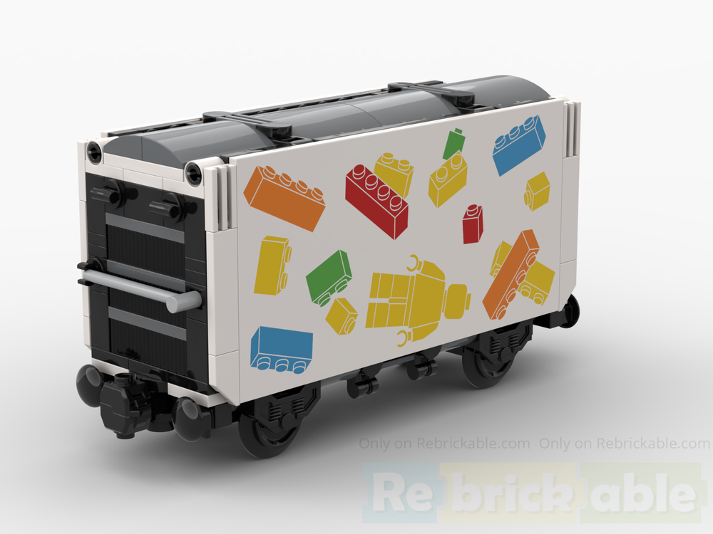 LEGO MOC-221812 "Lego"-train-cart's by LeFisch | Rebrickable - Build ...