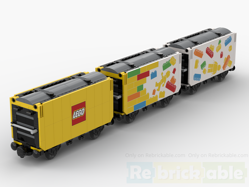 LEGO MOC-221812 "Lego"-train-cart's by LeFisch | Rebrickable - Build ...