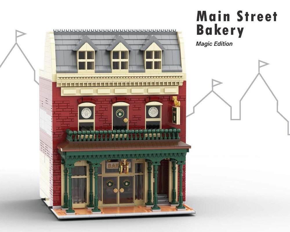 LEGO MOC Main Street Bakery - Magic Edition by daimonetto | Rebrickable ...
