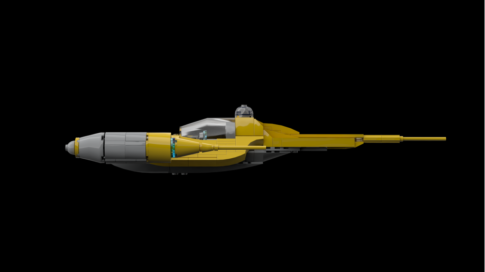 LEGO MOC N1 starfighter by G3ppO | Rebrickable - Build with LEGO