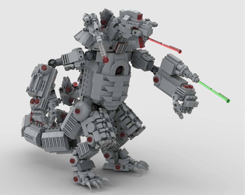 LEGO MOC 1974 Mechagodzilla by Sey_Builds | Rebrickable - Build with LEGO