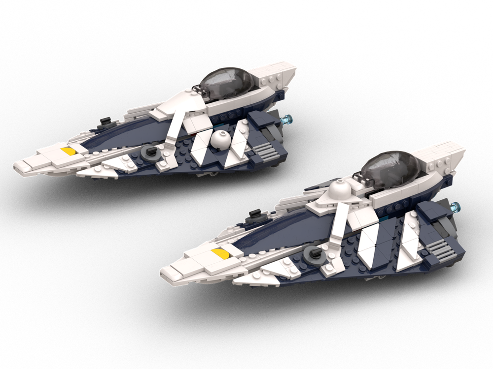 LEGO MOC-221823 Plo Koon's Delta-7/ Delta-7B Aethersprite-class ...