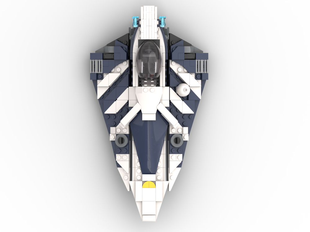 LEGO MOC Plo Koon's Delta-7/ Delta-7B Aethersprite-class Starfighter 4 ...