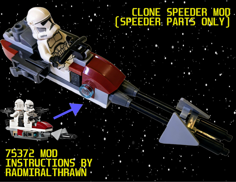 LEGO MOC Alt Speeder Build - 75372 by radmiralthrawn | Rebrickable ...