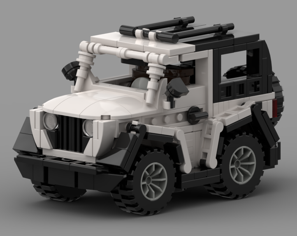 LEGO MOC Jeep Wrangler JK 2010 by Exp. Rw29 | Rebrickable - Build with LEGO
