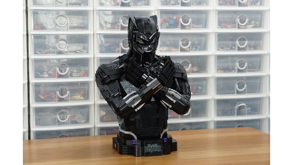 LEGO MOC 76215 Black Panther Bust - Alternate Build by Ransom_Fern ...