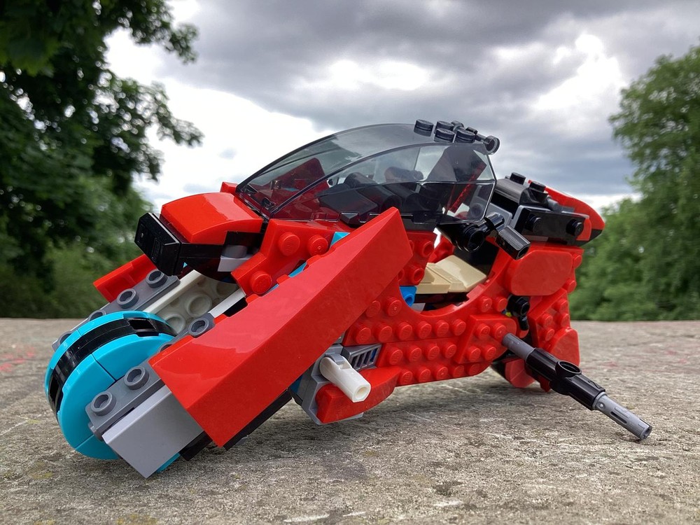 LEGO MOC-221878 Akira: Kanedas Bike by robotmovement | Rebrickable ...