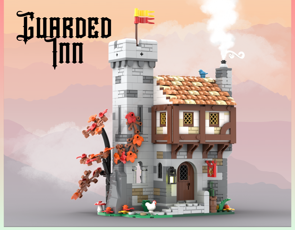 LEGO MOC Guarded Inn by BricksBite | Rebrickable - Build with LEGO