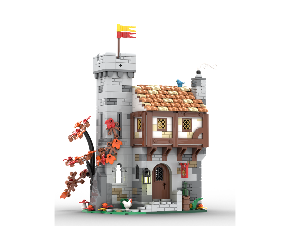 LEGO MOC Guarded Inn by BricksBite | Rebrickable - Build with LEGO