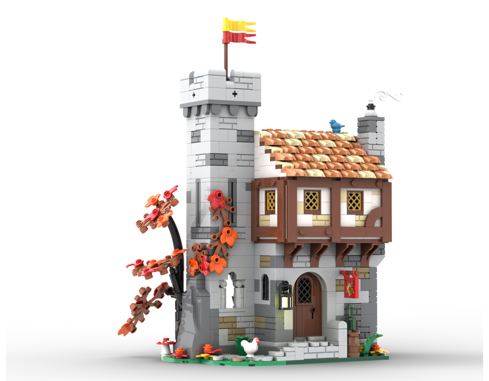 LEGO MOC-221881 Guarded Inn by BricksBite | Rebrickable - Build with LEGO