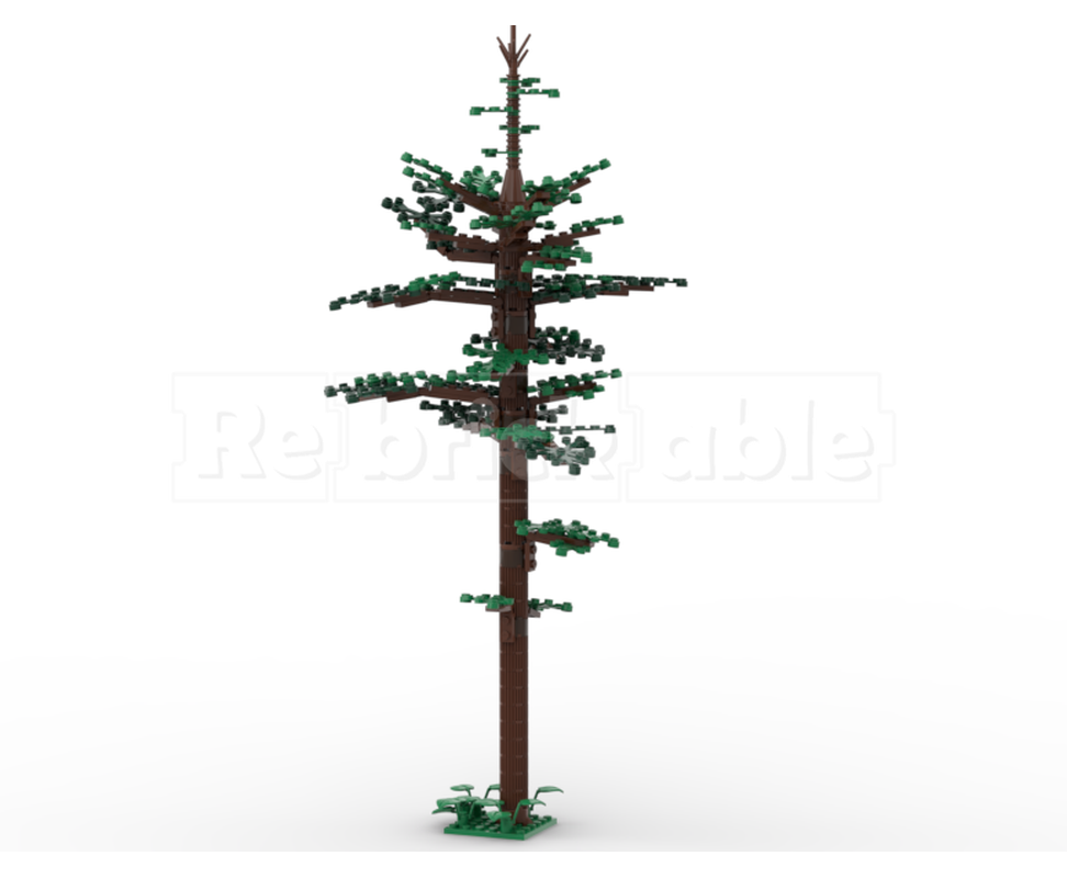 LEGO MOC Pine Forest Tree by King Arthur | Rebrickable - Build with LEGO