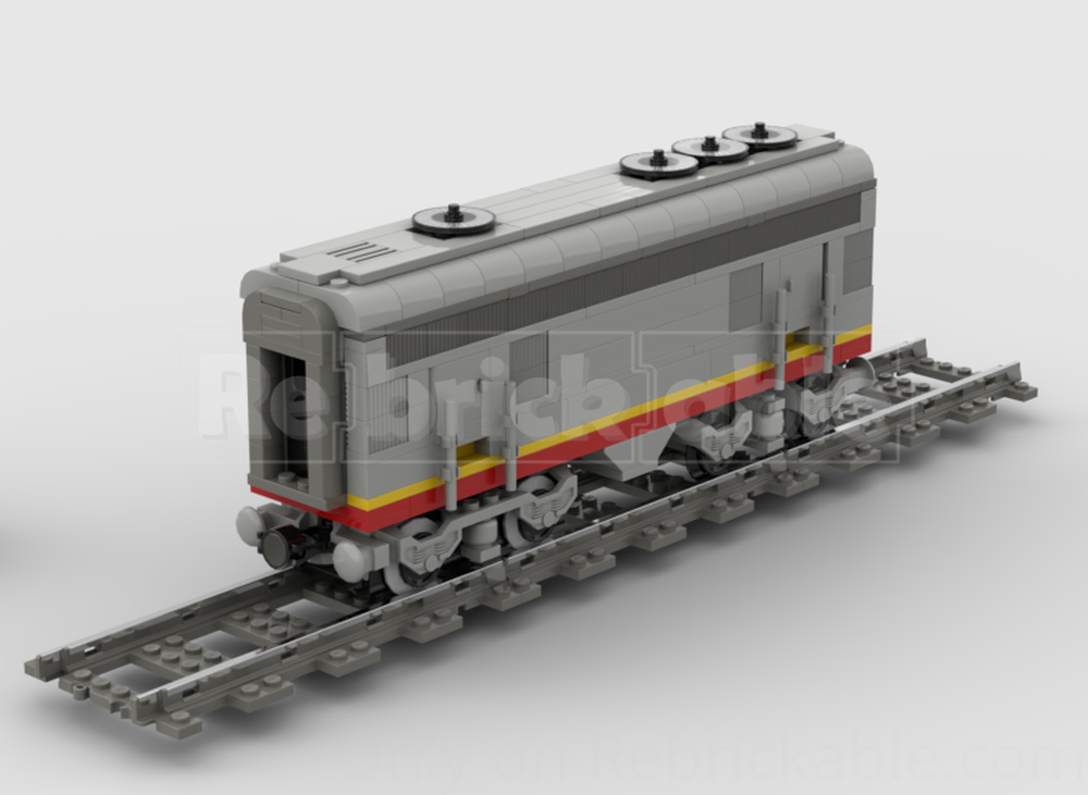 LEGO MOC 6w Santa Fe EMD B-Unit (un)motorized (28l) by TECHNICer83 ...