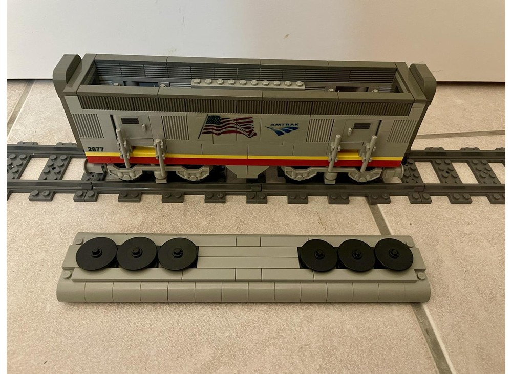 LEGO MOC 6w Santa Fe EMD B-Unit (un)motorized (28l) by TECHNICer83 ...