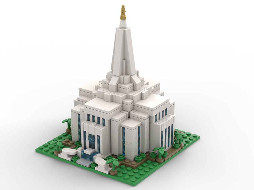 LEGO MOC Gilbert Arizona Temple by Sir BuildsALot | Rebrickable - Build ...