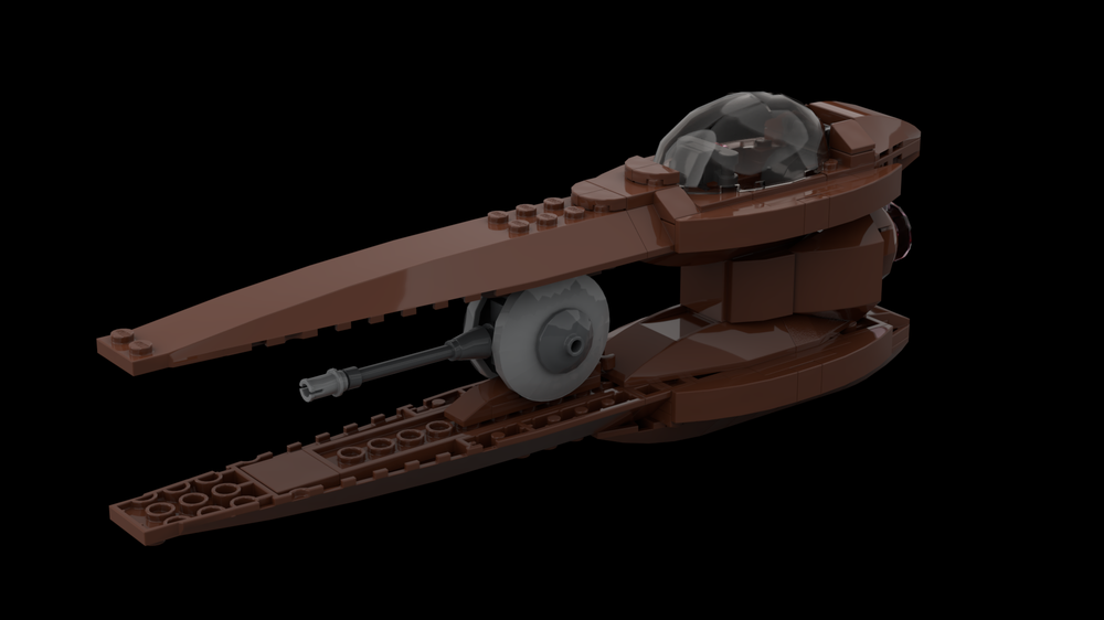 LEGO MOC Nantex class geonosian starfighter v2 by G3ppO | Rebrickable ...