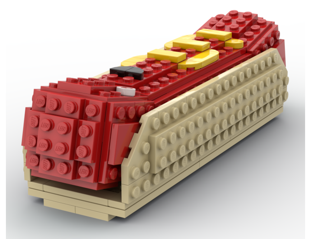 LEGO MOC Bob the Hotdog by JD Brick Co. | Rebrickable - Build with LEGO