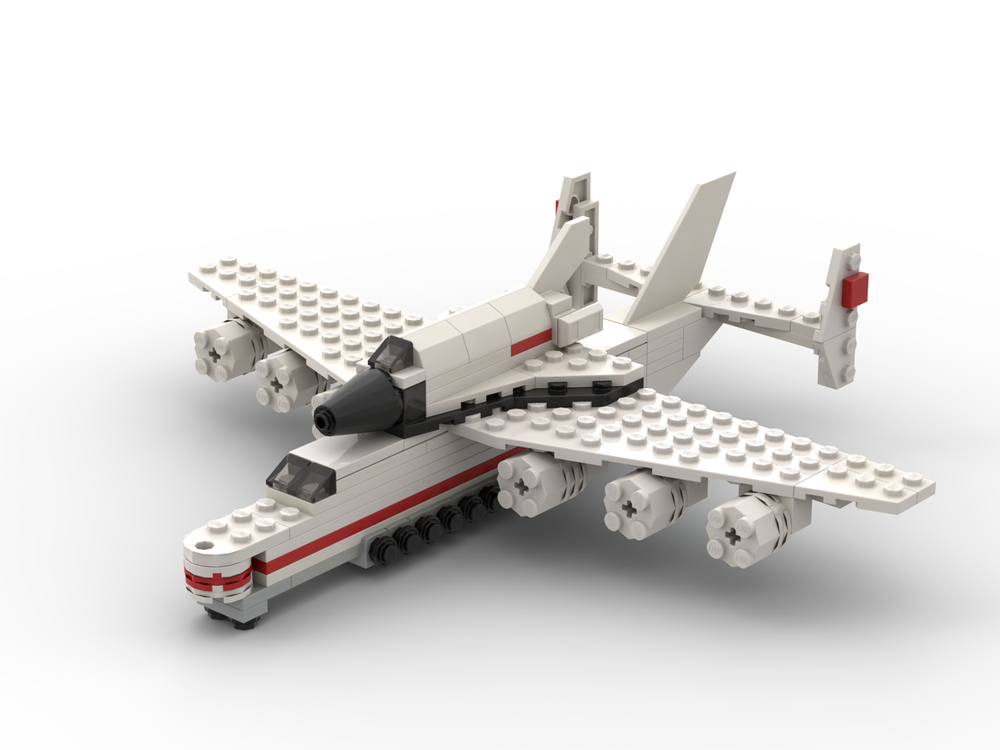 LEGO MOC an 225 "mriya" russian version with space shuttle by ...