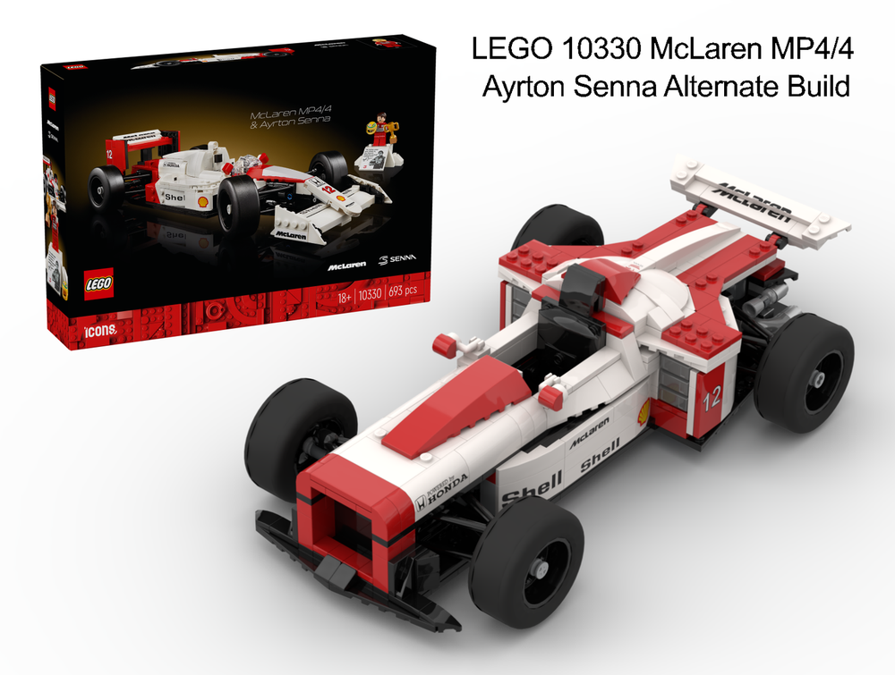 LEGO MOC LEGO Icons 10330 McLaren MP4/4 Ayrton Senna Alternate Build by ...