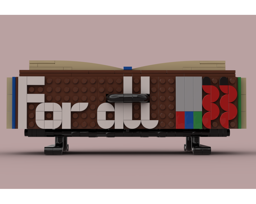 LEGO MOC Lego Reading Case by MAP Tec | Rebrickable - Build with LEGO