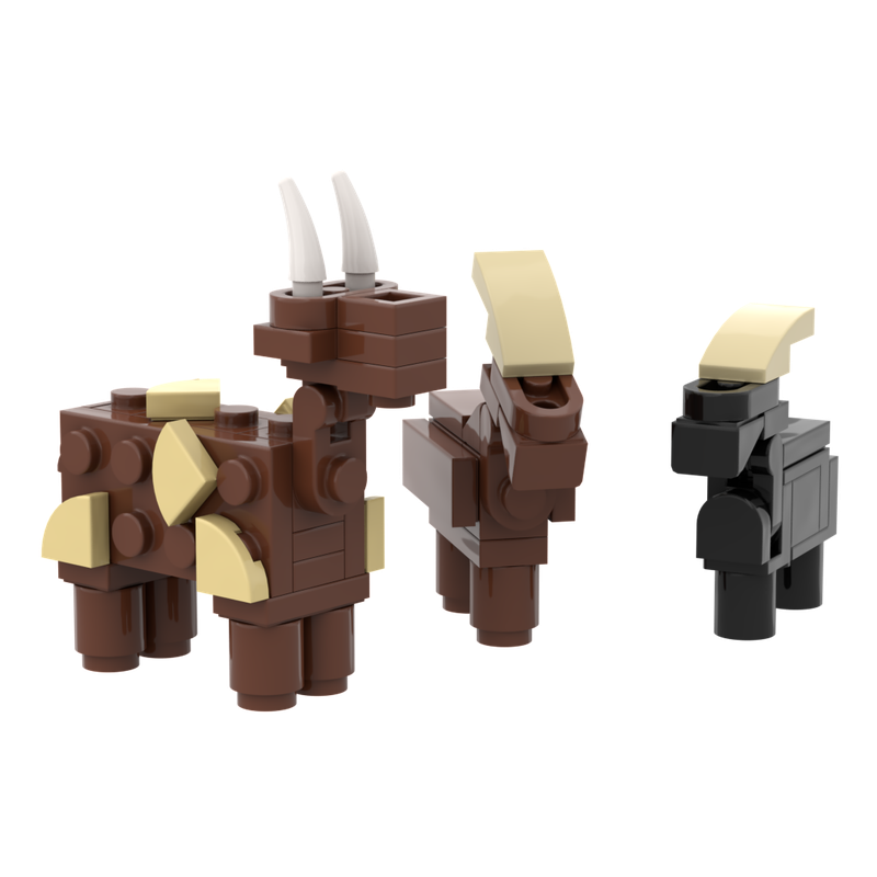 LEGO MOC Goat pack by pinplateclip | Rebrickable - Build with LEGO