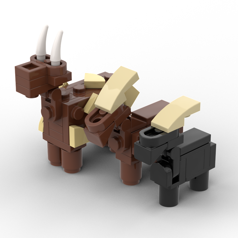 LEGO MOC Goat pack by pinplateclip | Rebrickable - Build with LEGO