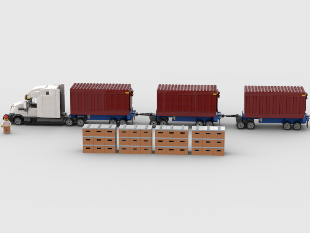 LEGO MOC-222006 Sea-land truck (triple unit) by That Lego Dude ...