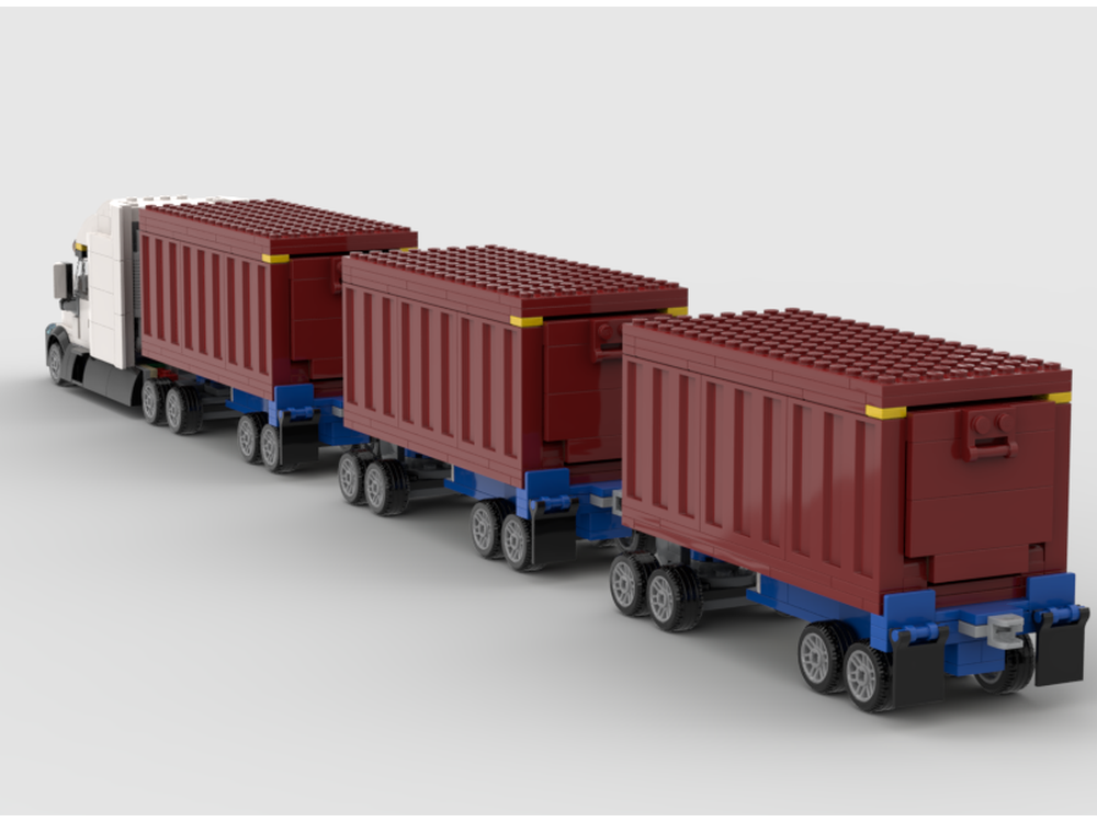 LEGO MOC-222006 Sea-land truck (triple unit) by That Lego Dude ...