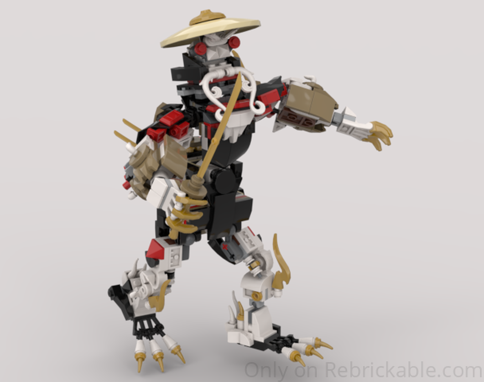 LEGO MOC-222022 71809: Master Wu Mech by MK4 | Rebrickable - Build with ...