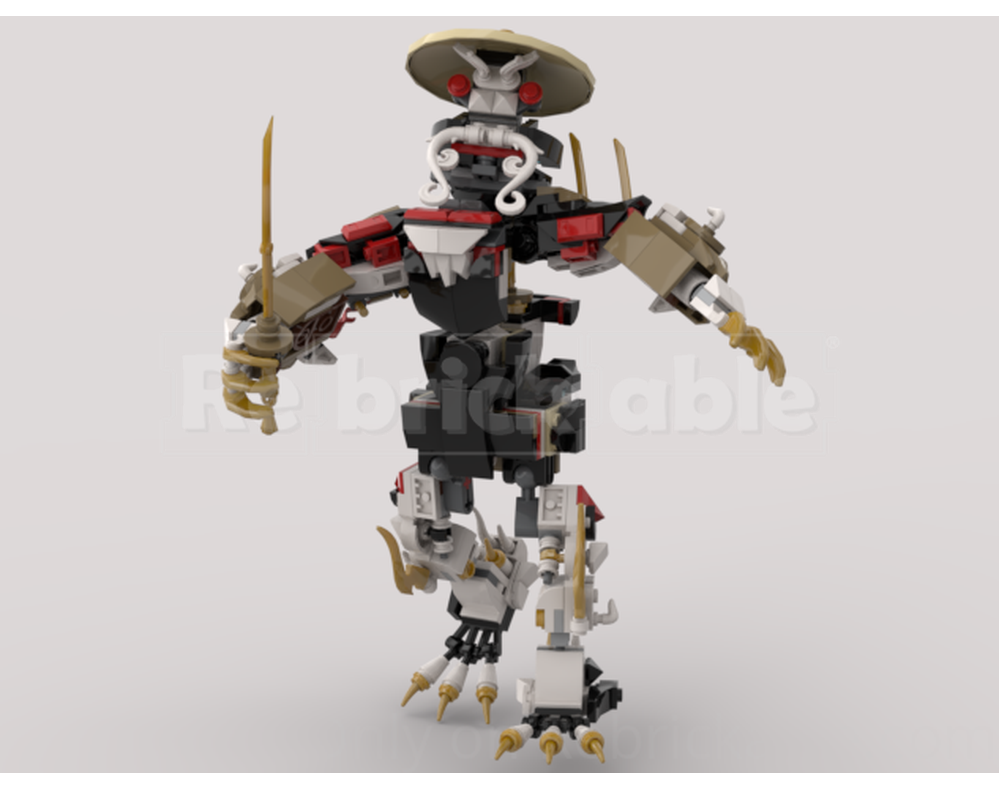 LEGO MOC-222022 71809: Master Wu Mech by MK4 | Rebrickable - Build with ...