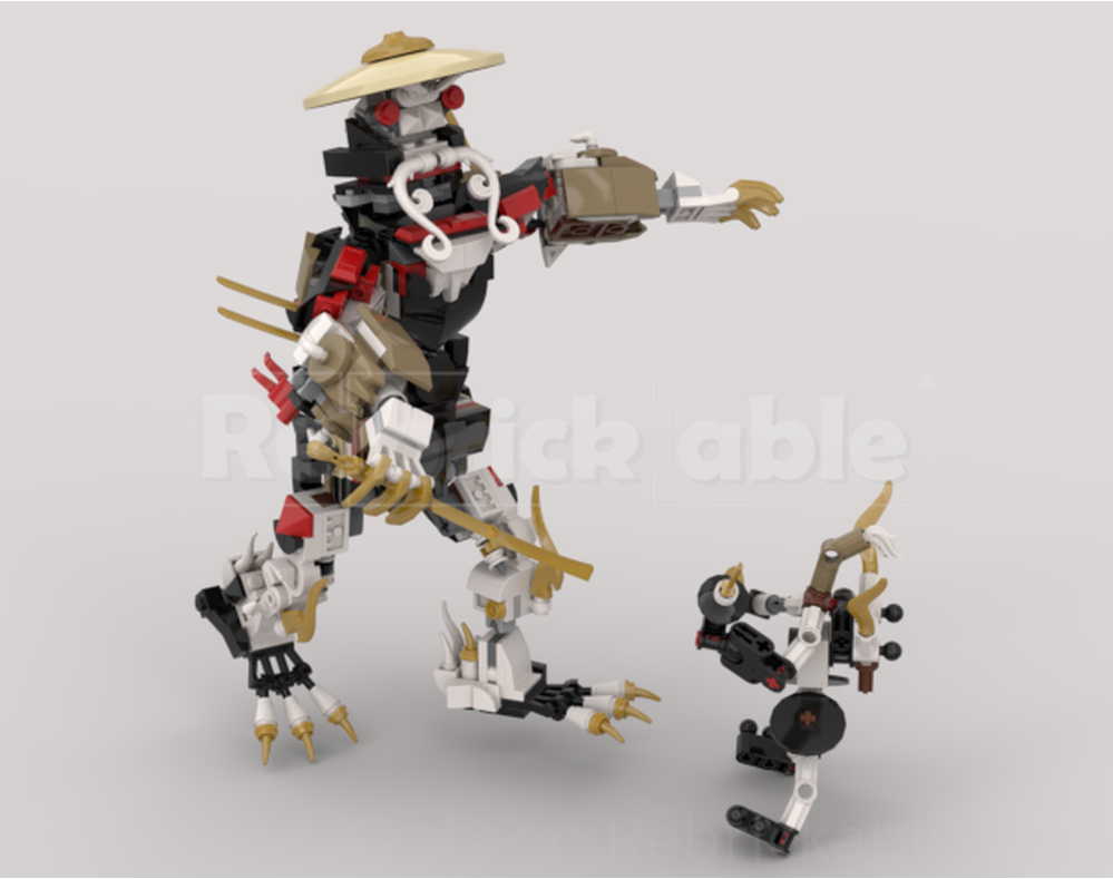 LEGO MOC-222022 71809: Master Wu Mech by MK4 | Rebrickable - Build with ...