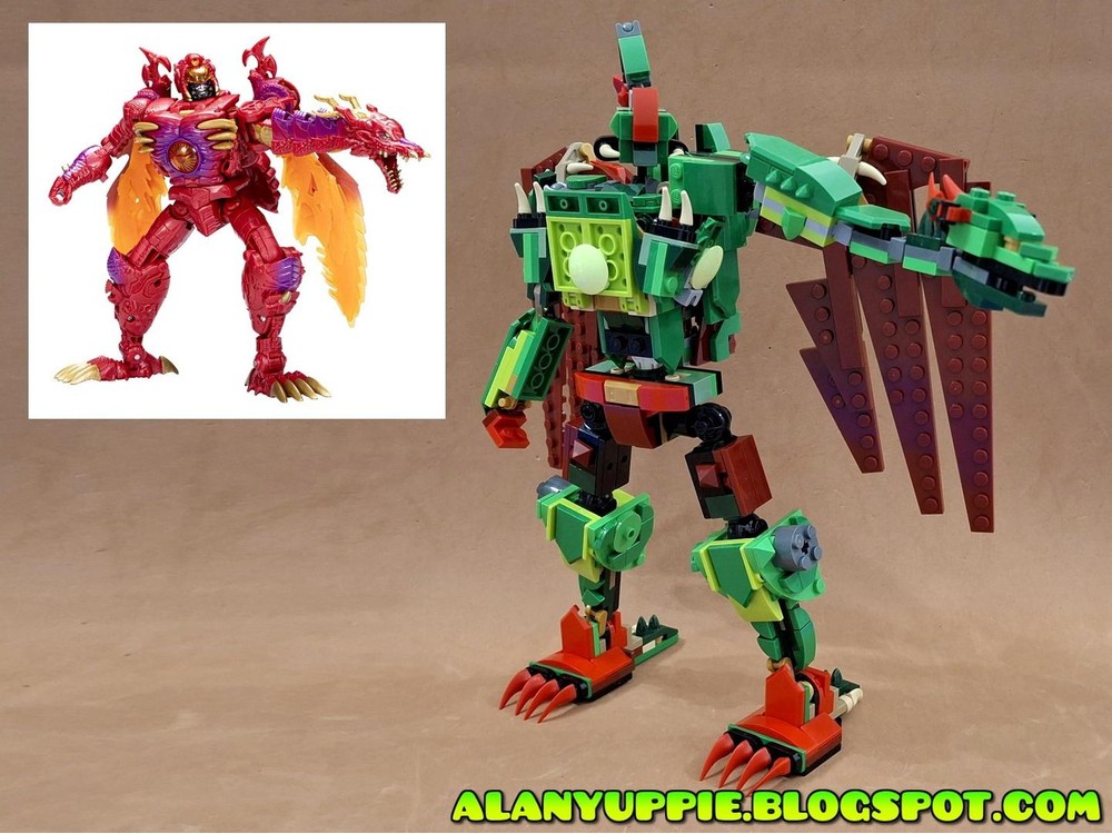 LEGO MOC Transformer Megatron Dragon (Beast Wars) , LEGO 31161 ...