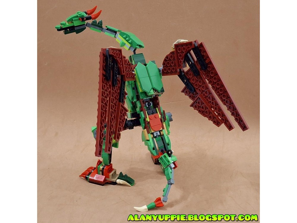 LEGO MOC Transformer Megatron Dragon (Beast Wars) , LEGO 31161 ...