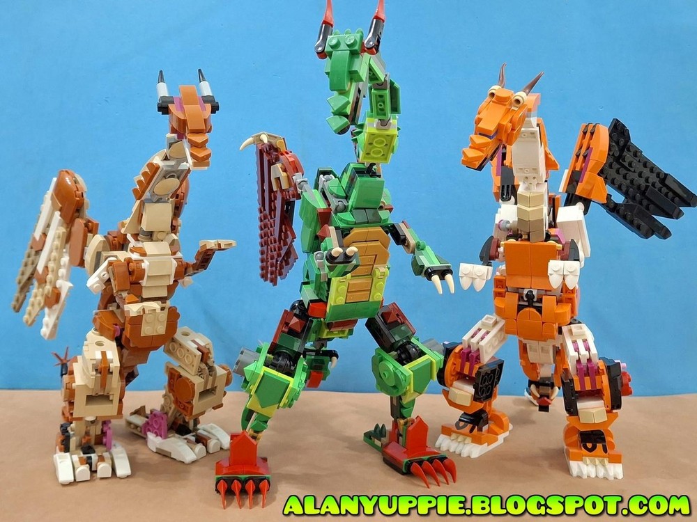 LEGO MOC Transformer Megatron Dragon (Beast Wars) , LEGO 31161 ...