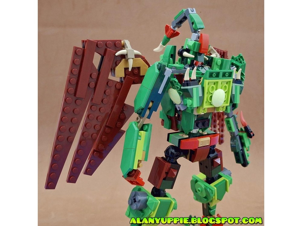 LEGO MOC Transformer Megatron Dragon (Beast Wars) , LEGO 31161 ...