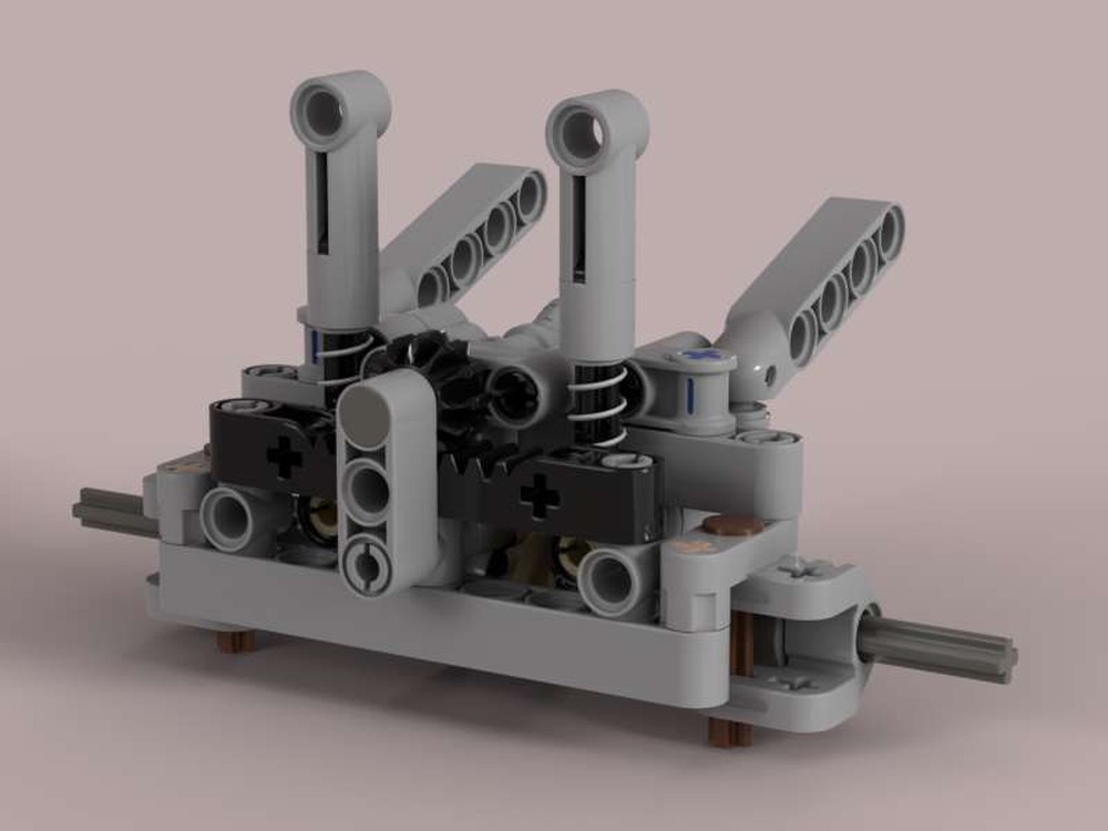 LEGO MOC front axle 11L by Кдо0506 | Rebrickable - Build with LEGO