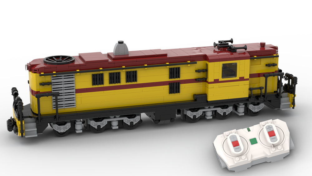 LEGO MOC Locomotive Diesel - Trainorama 830 class - MOC by Mimi68 | Rebrickable - Build with LEGO