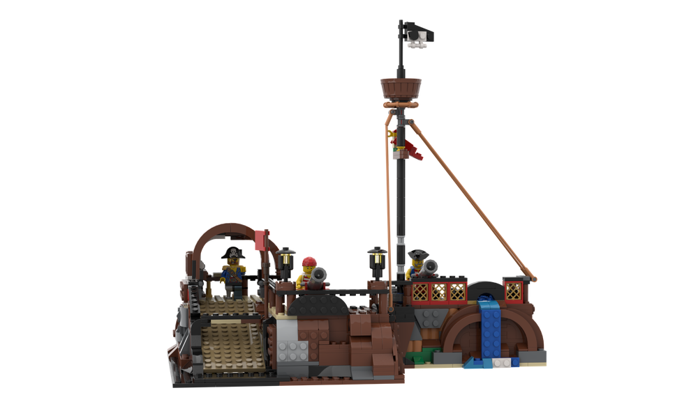 LEGO MOC Pirate Outpost by Jappelsap98 | Rebrickable - Build with LEGO