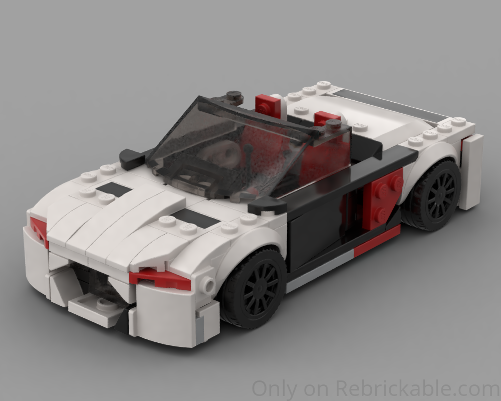 LEGO MOC 76896 Audi R8 Spyder by themystoman | Rebrickable - Build with ...