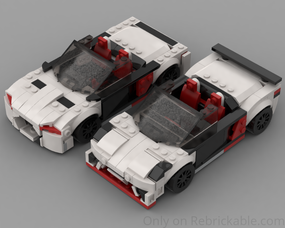 LEGO MOC 76896 Lamborghini Gallardo + Audi R8 pack by themystoman ...