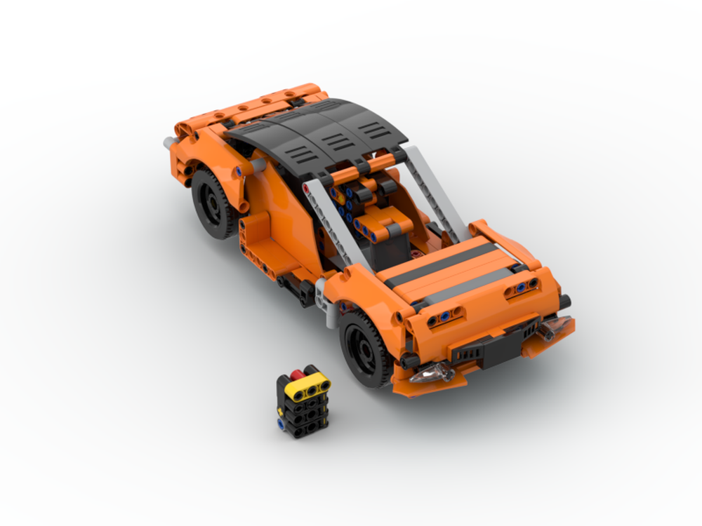LEGO MOC 42093 Pullback Mod by RetroRemake | Rebrickable - Build with LEGO