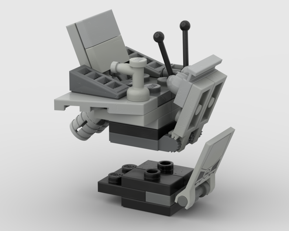 LEGO MOC-222068 Flying chair - AT-ST mod by AlerionBricks | Rebrickable ...