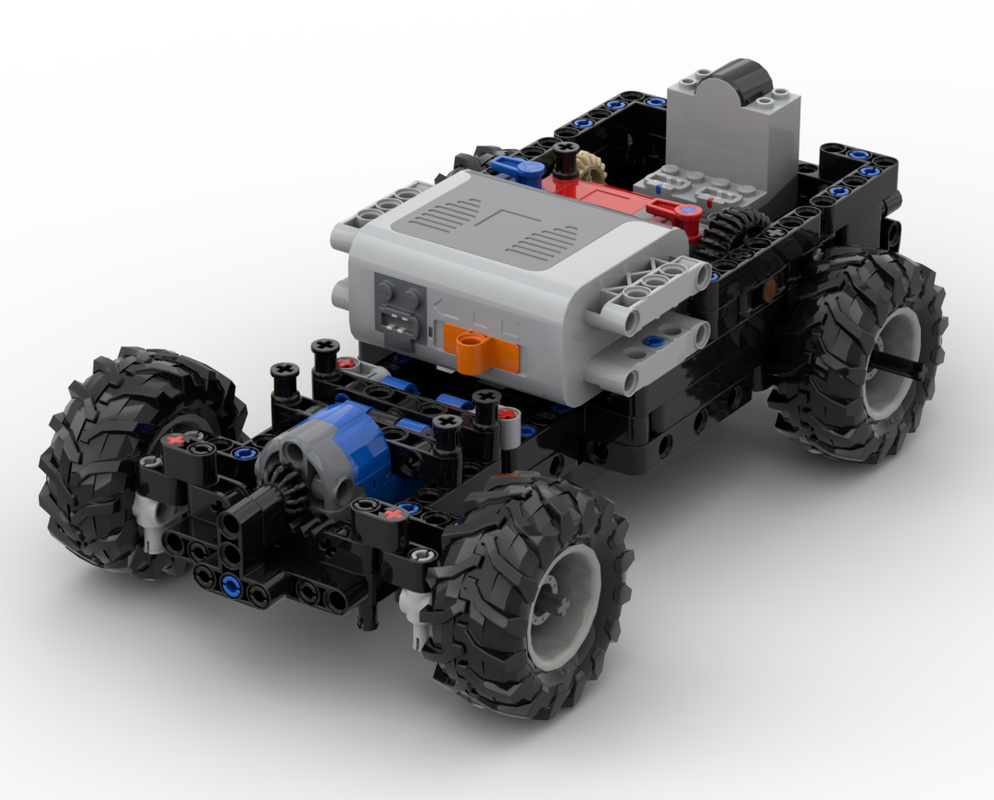 LEGO MOC rally car chassi (servo motor steering) by Zozi_hu ...