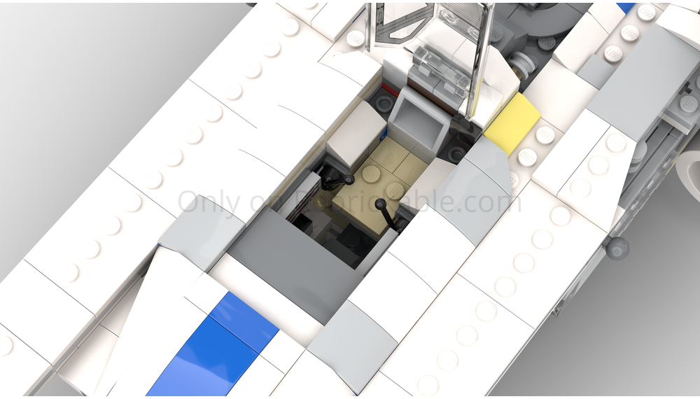 LEGO MOC Lego UWing Starfighter Set 75399 Sliding Doors, Larger Cabin ...