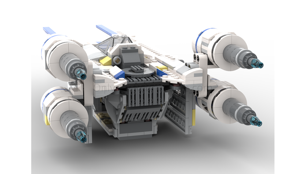 LEGO MOC Lego UWing Starfighter Set 75399 Sliding Doors, Larger Cabin ...