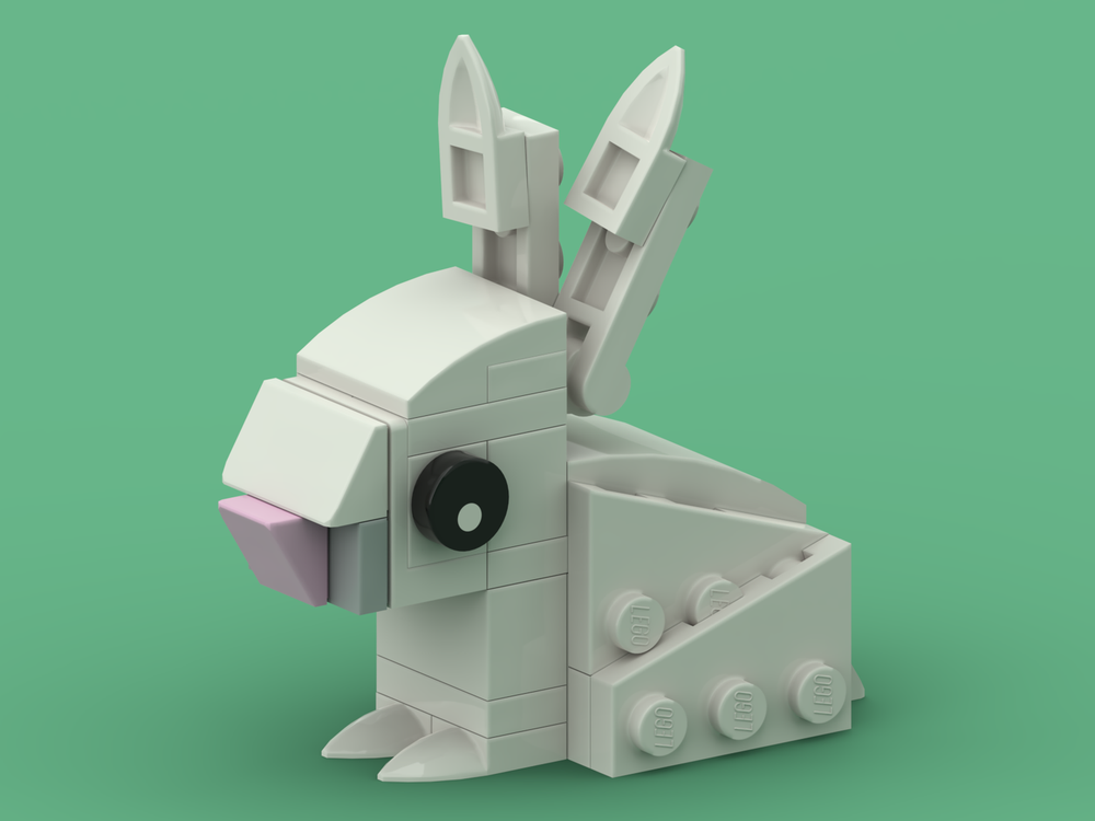 LEGO MOC 40406 Rabbit by Dafeld | Rebrickable - Build with LEGO