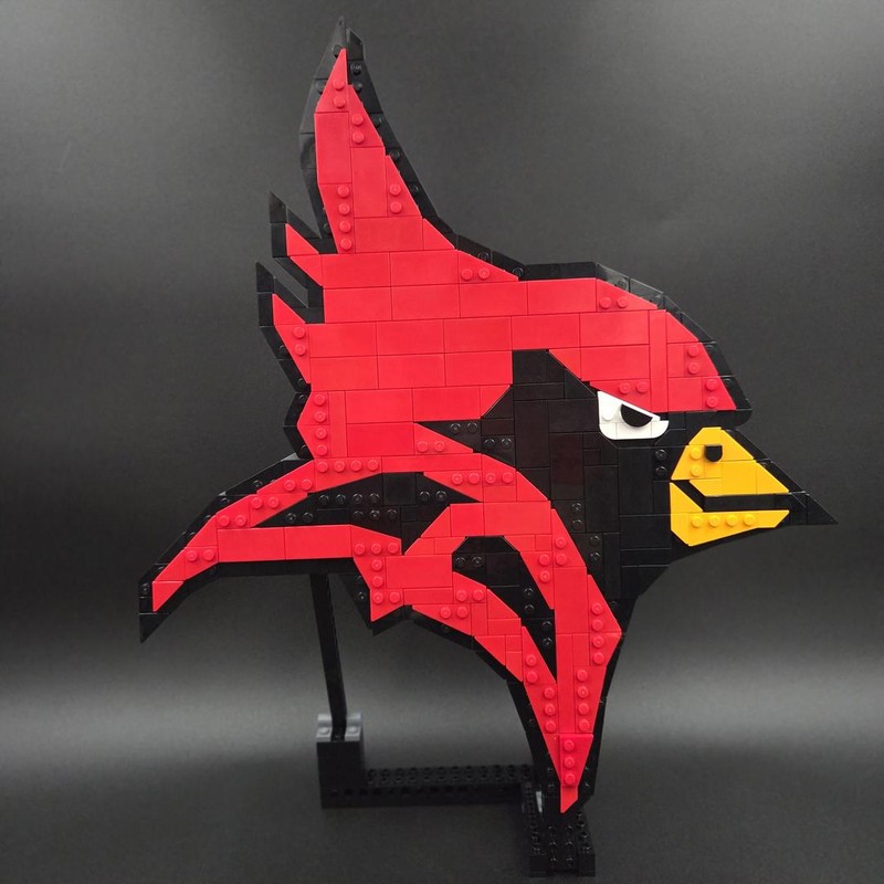 LEGO MOC St John Fisher University Cardinal Logo by Brick_Lizard ...